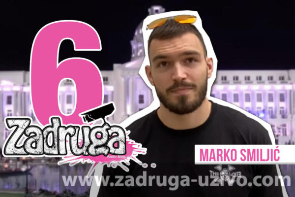 Marko Smiljić, Zadruga 6 učesnik, MMA borac - Zadruga Uživo Elita - TV ... Marko Smiljić, Zadruga 6 učesnik, MMA borac - Zadruga Uživo Elita - TV ...