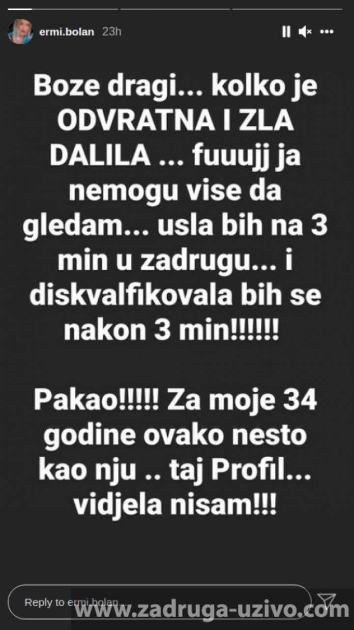 Ermina Pašović zgrožena ponašanjem preljubnice Dalile Dragoijević, do ...