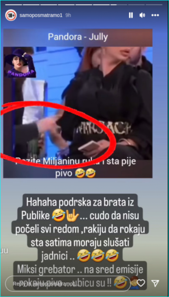 Miljana Kulić šokirala u UŽIVO programu, KONZUMIRALA PRED KAMERAMA ZABRANJENO!!! - Zadruga Uživo ...